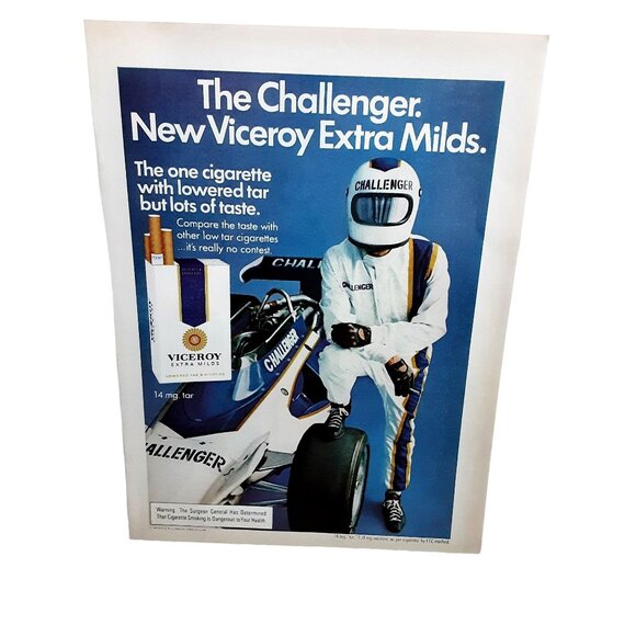 Wall Decor | 1974 Viceroy Challenger Racing Car Drive Cigarettes ...